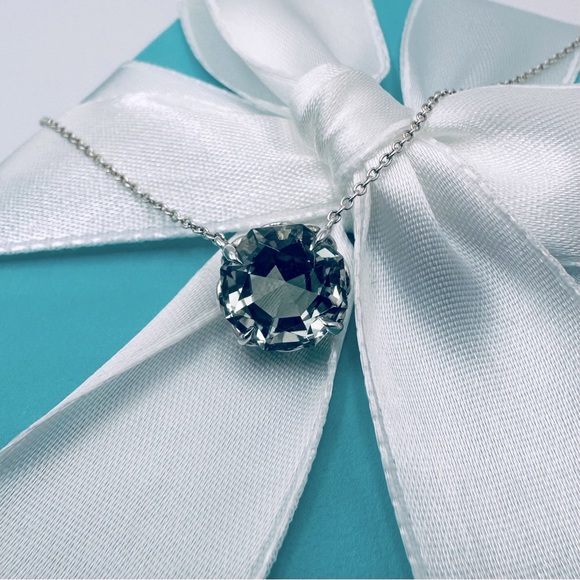 Tiffany & Co. | Jewelry | Rare Tiffany Co Octagon Prasiolite Sparkler ...